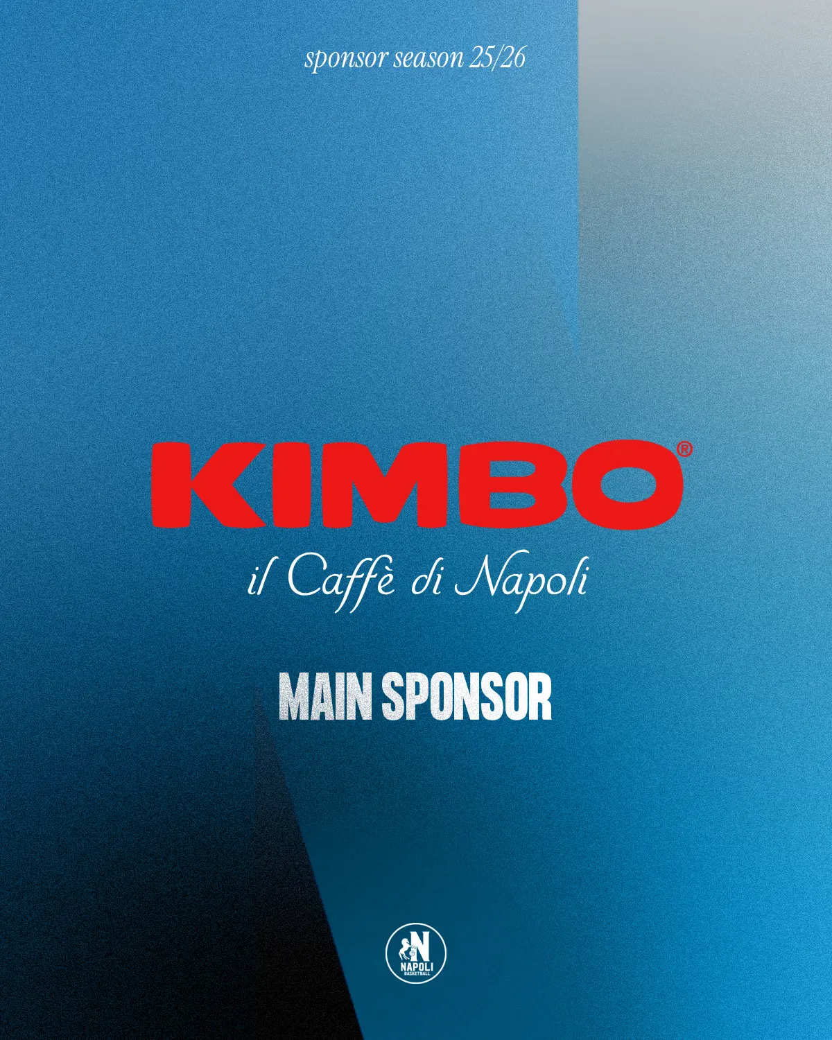 KIMBO E NAPOLI BASKET: PARTNERSHIP NEL SEGNO DELL'IDENTITA' NAPOLETANA